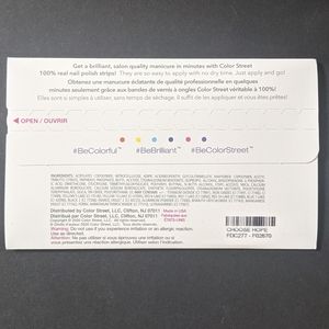 Color Street | Bath & Body | Choose Hope Color Street Nail Set | Poshmark